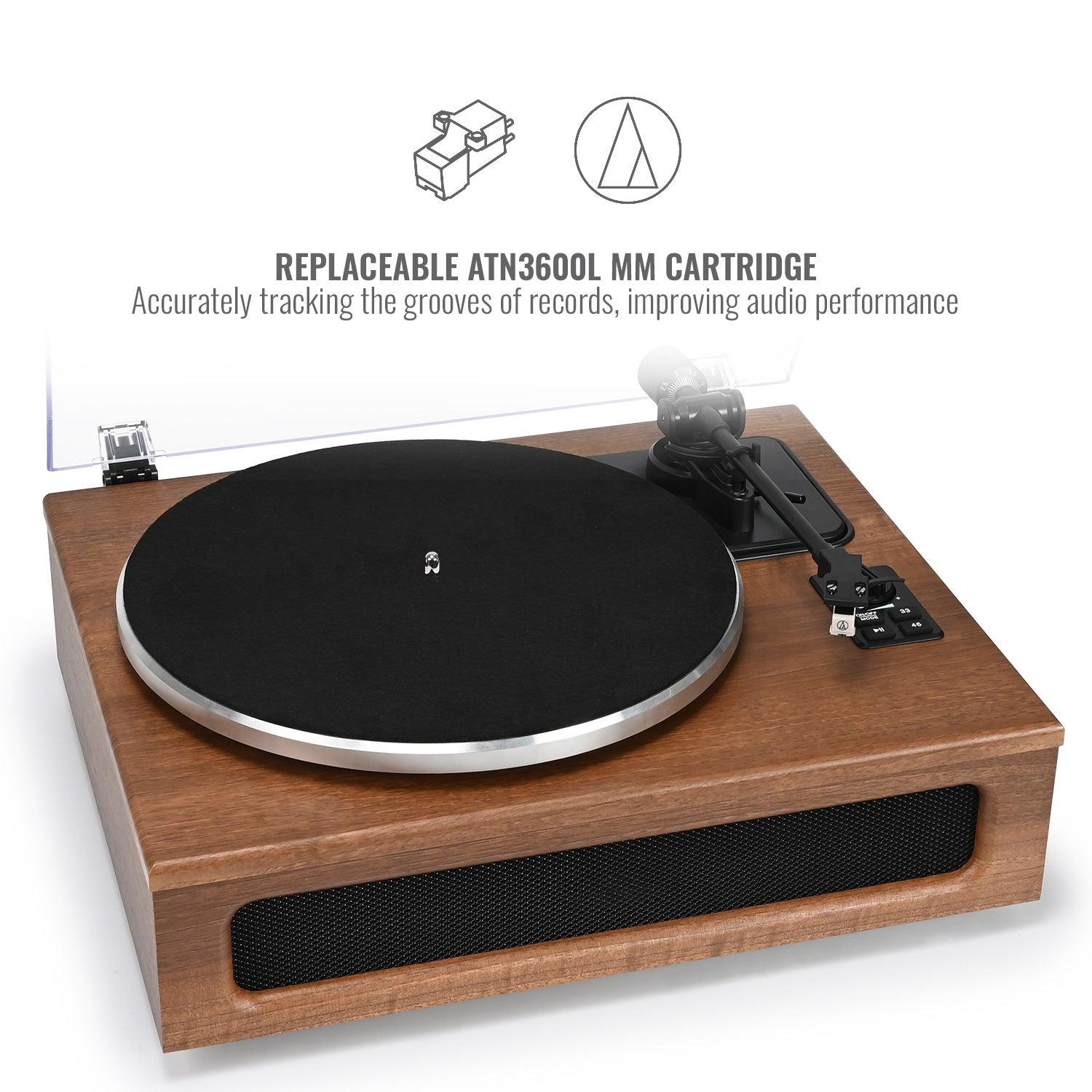 Bluetooth All-in-One Record Player with Built-in Speakers HQ-KZ018 ...