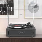 Bluetooth All-in-One Record Player with Built-in Speakers HQ-KZ018 ...