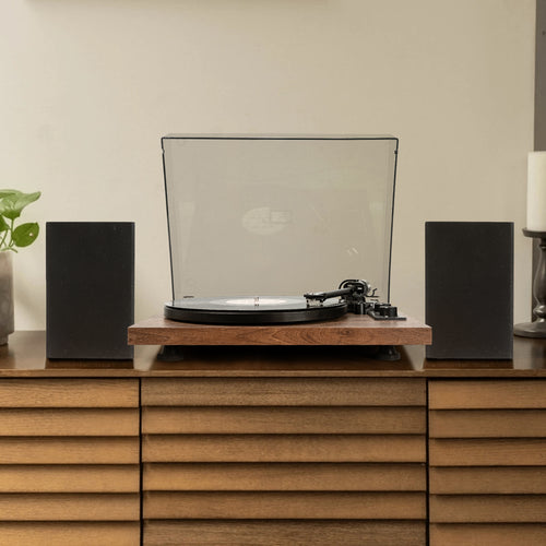 Bluetooth Turntable HiFi System with 40 Watt Bookshelf Speakers UD006 ...