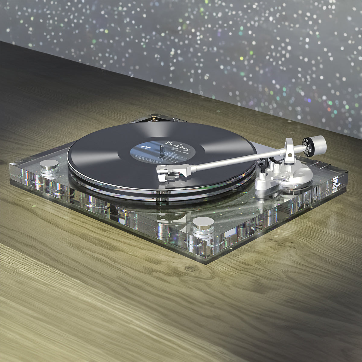 Bluetooth Output Turntable with MM Cartridge & Adjustable Counterweigh ...