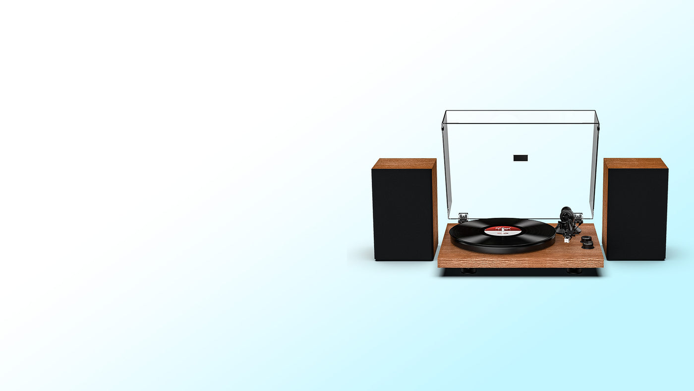 Bluetooth HiFi Turntable System with Moving Magnetic Cartridge SY101 ...