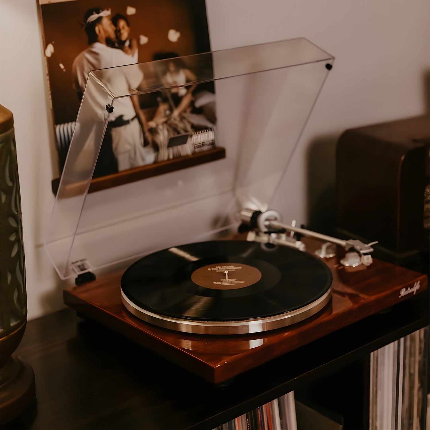 Retrolife Bluetooth Turntable with Moving Magnetic Cartridge HQKZ-006 ...