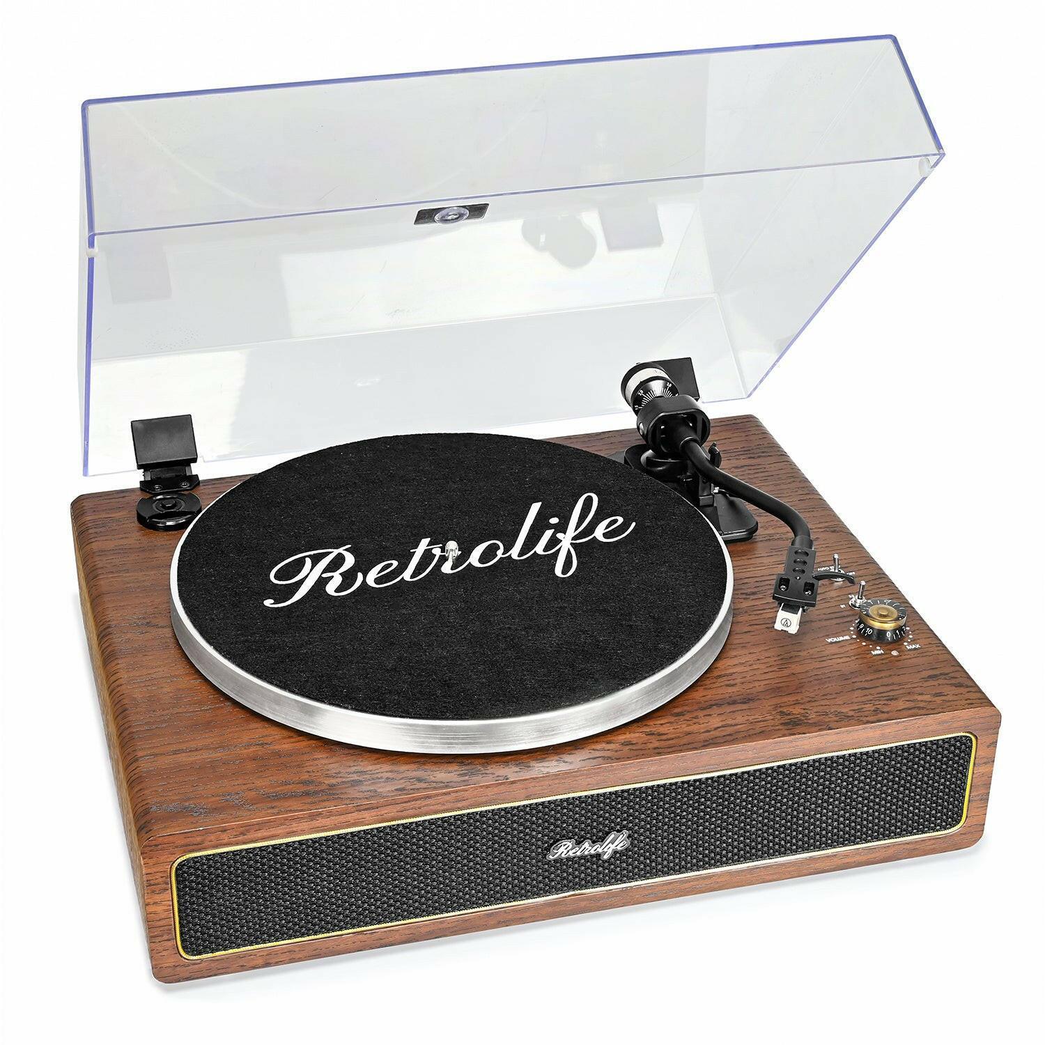 Retrolife | Vintage Record Player R517 with High Fidelity Sound ...