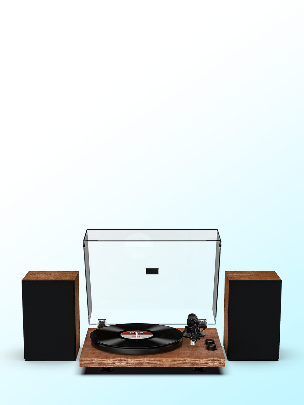 Bluetooth HiFi Turntable System with Moving Magnetic Cartridge SY101 ...