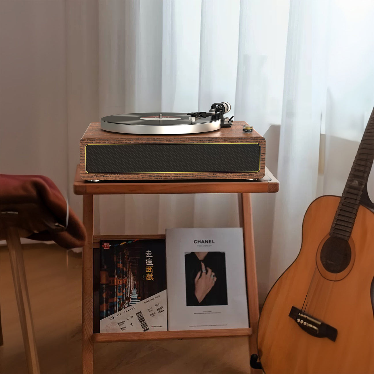 Retrolife Bluetooth Turntable with Moving Magnetic Cartridge HQKZ-006 ...